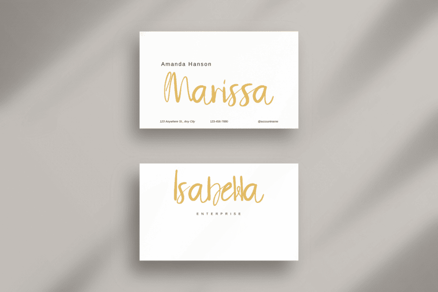 Marissa Bellas Font · 1001 Fonts