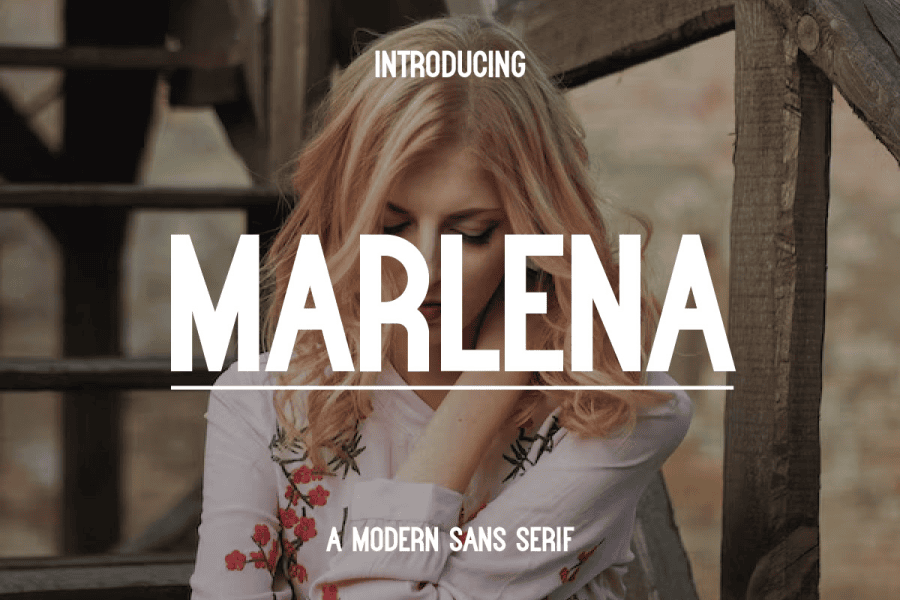 Marlena Font · 1001 Fonts