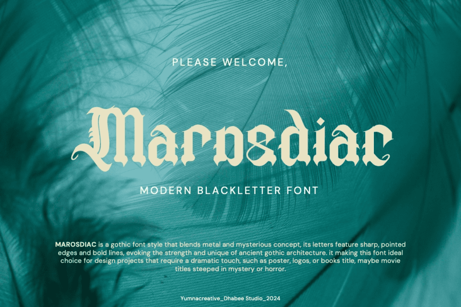 Marosdiac Font · 1001 Fonts