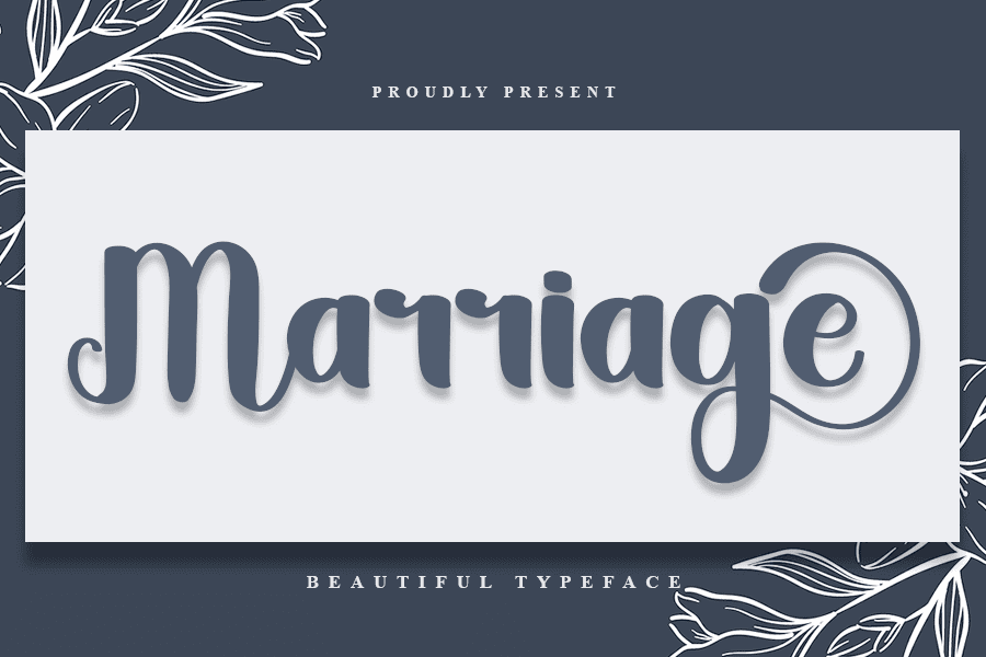 Marriage Font · 1001 Fonts