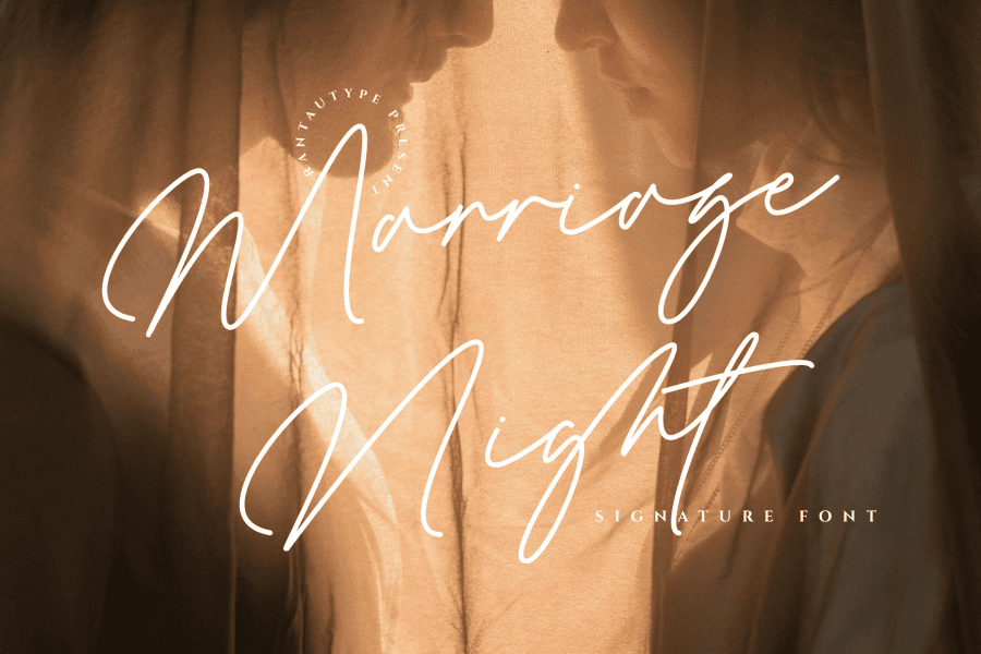 Marriage Night Font · 1001 Fonts