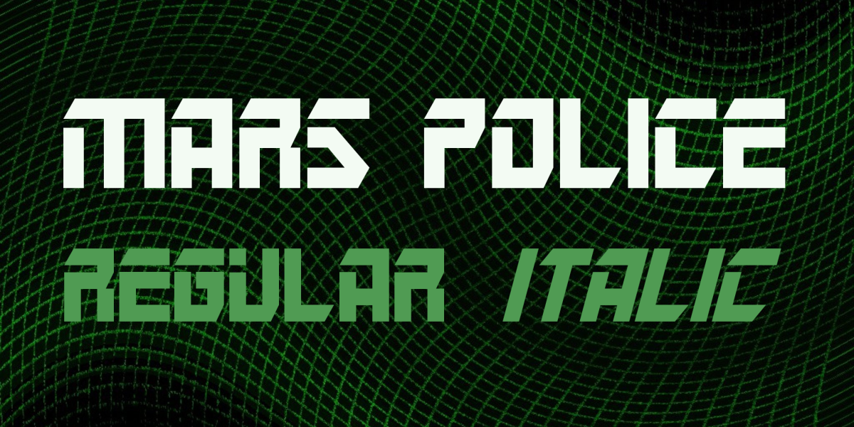 Mars Police Font Family · 1001 Fonts