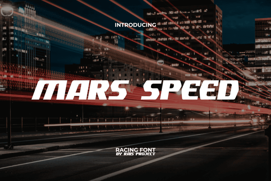 Mars Speed Demo Font · 1001 Fonts