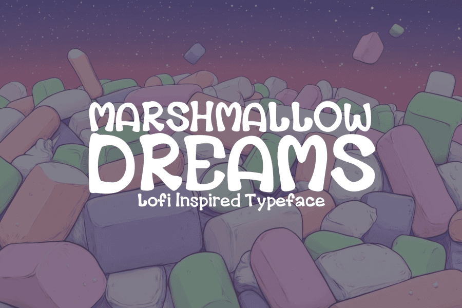 Marshmallow Dreams Font · 1001 Fonts