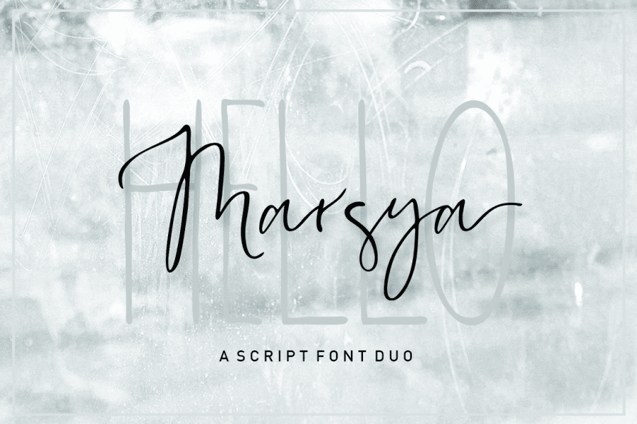 Marsya Font Family · 1001 Fonts