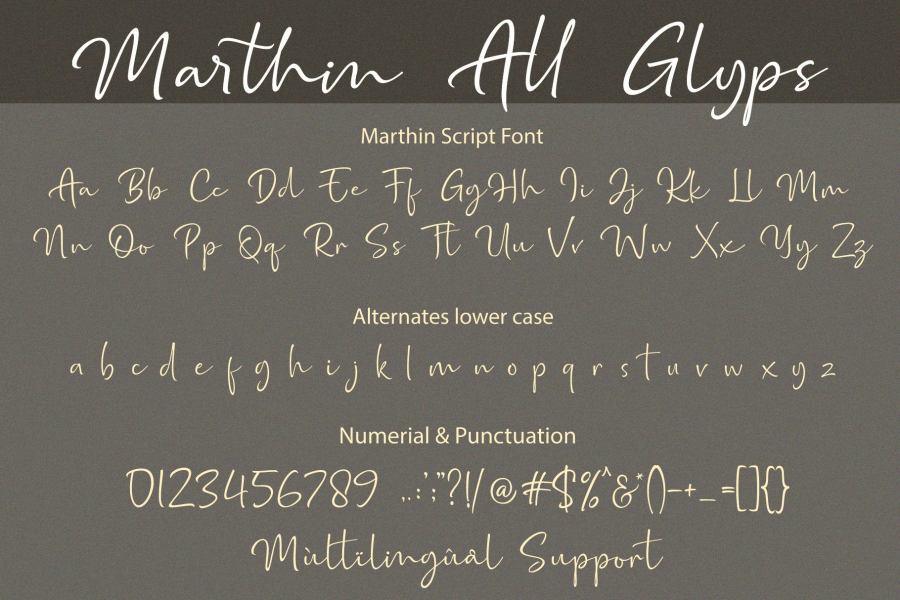 Marthin Font · 1001 Fonts