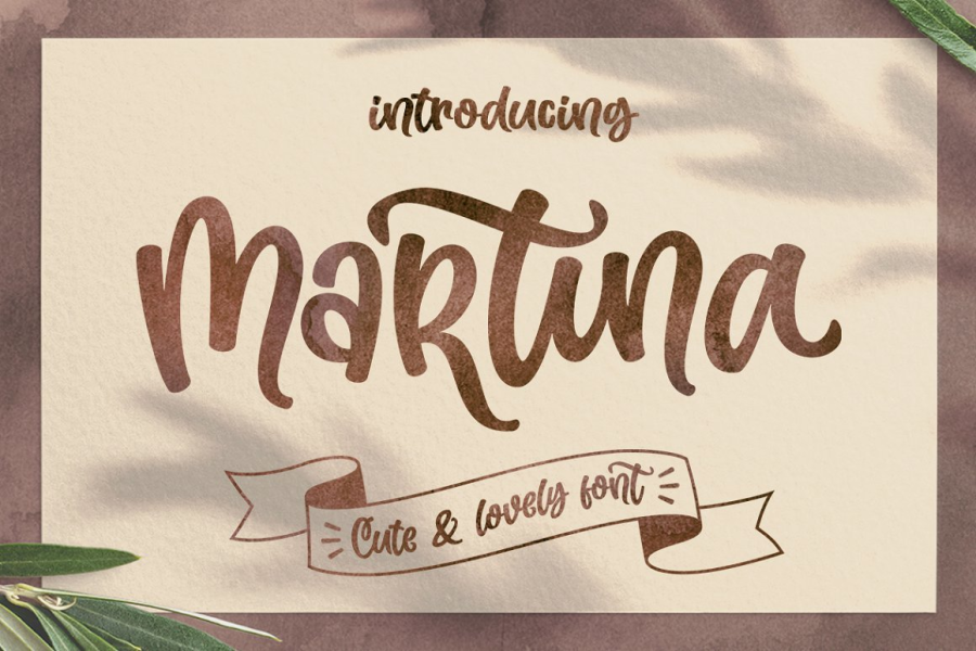 Martina Font · 1001 Fonts