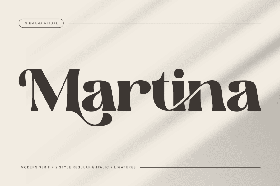Martina Retro Font · 1001 Fonts