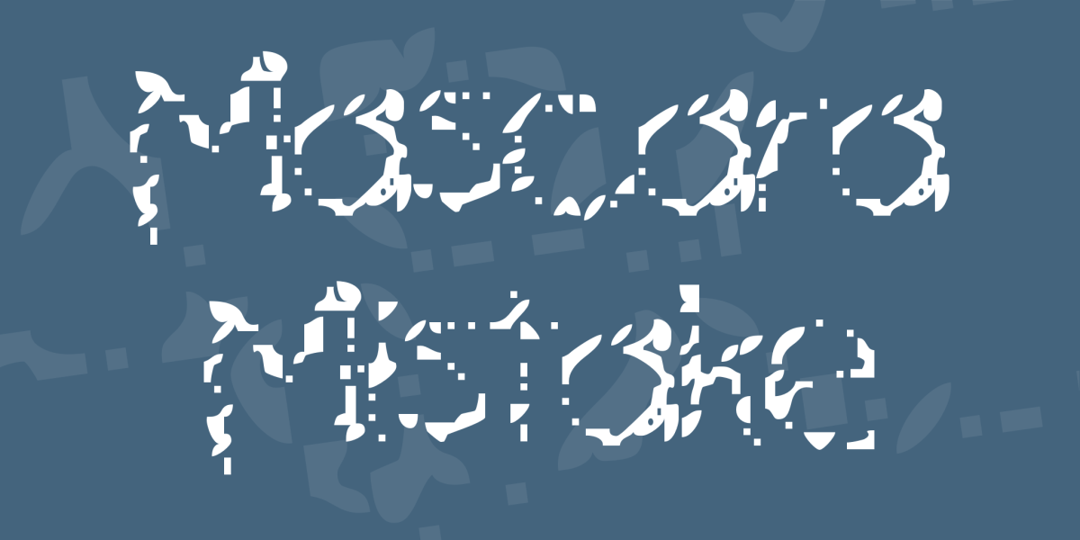 6 Free Disintegrating Fonts · 1001 Fonts