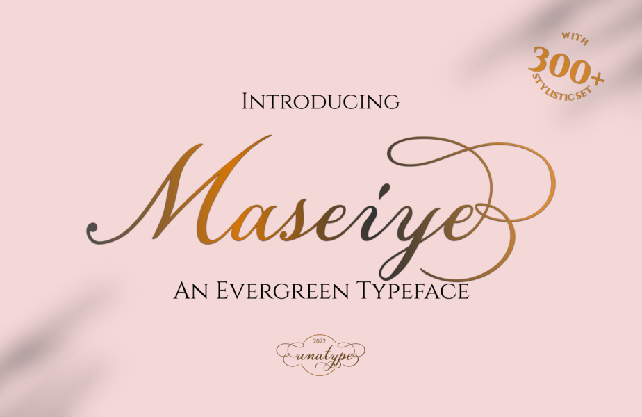 Maseiye Font · 1001 Fonts