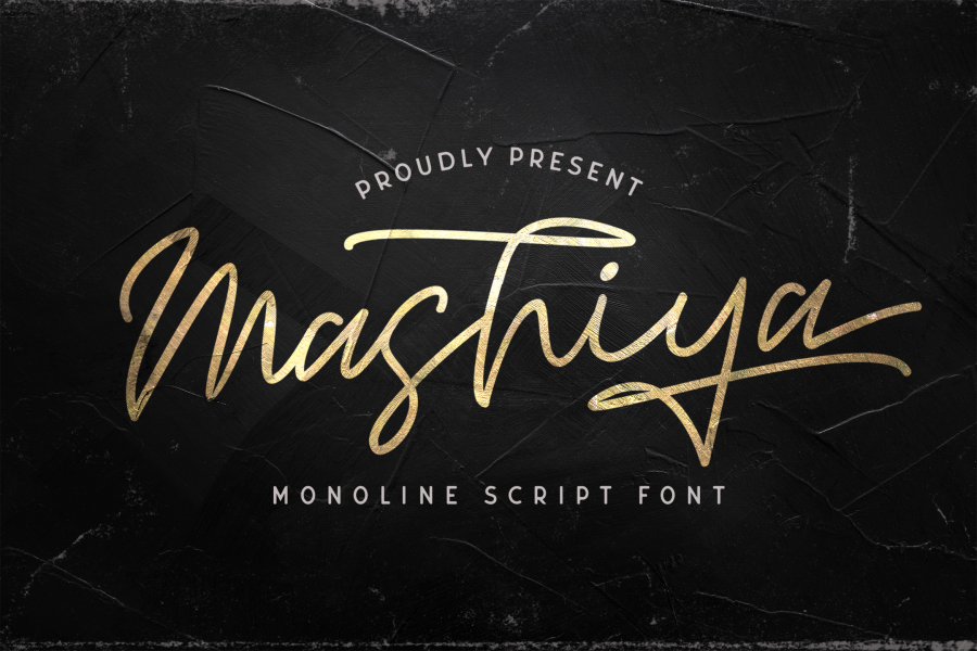 Mashiya Font · 1001 Fonts