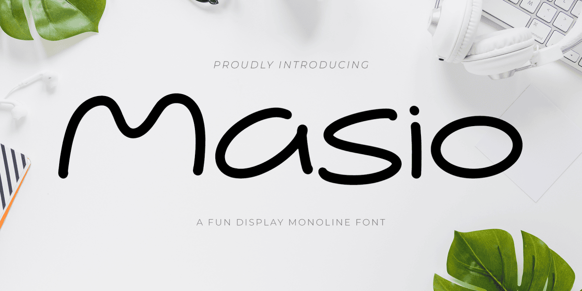 Masio Font · 1001 Fonts