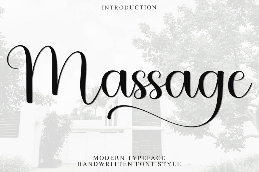 Massage Font · 1001 Fonts