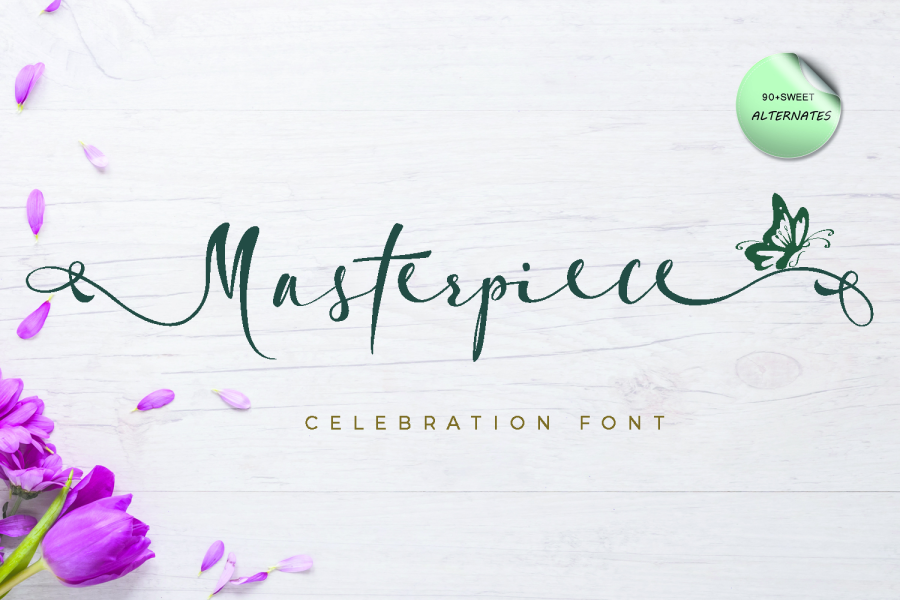 Masterpiece Font · 1001 Fonts