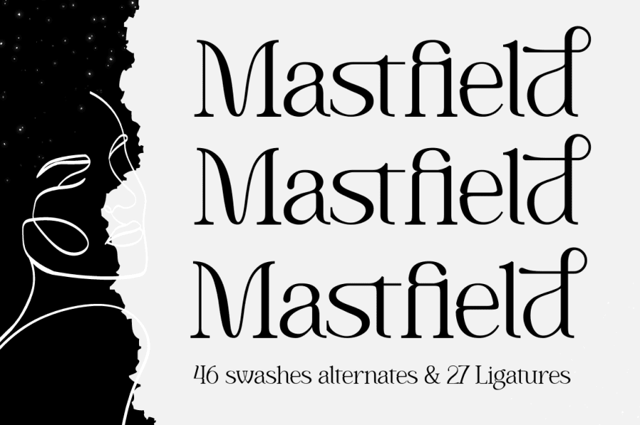 Mastfield Font · 1001 Fonts