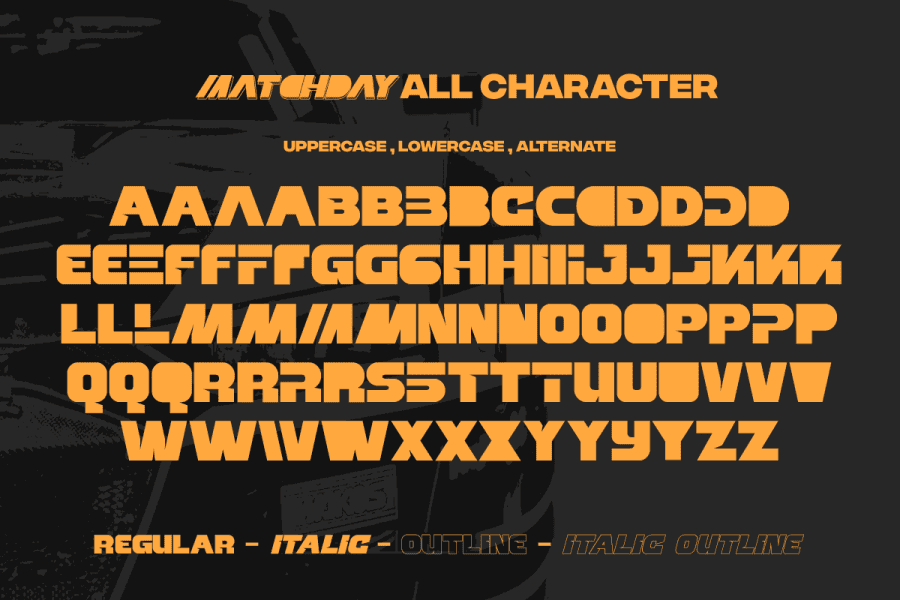 Matchday DEMO Font · 1001 Fonts