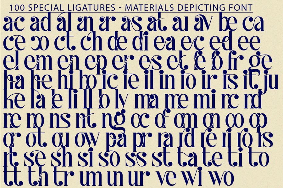 Materials Depicting Demo Font · 1001 Fonts