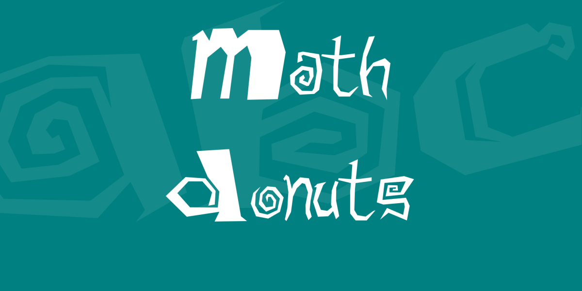 Math Donuts Font · 1001 Fonts