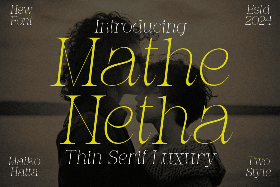 Mathe Netha Font Family · 1001 Fonts