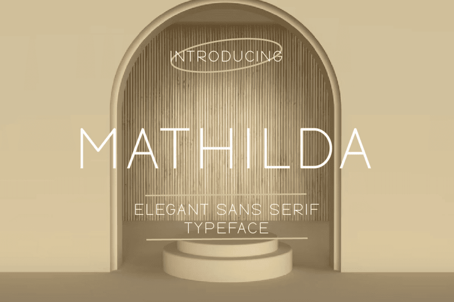Mathilda Font · 1001 Fonts