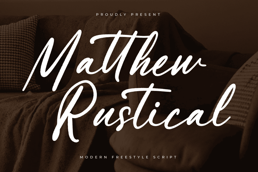 Matthew Rustical DEMO VERSION Font Family · 1001 Fonts