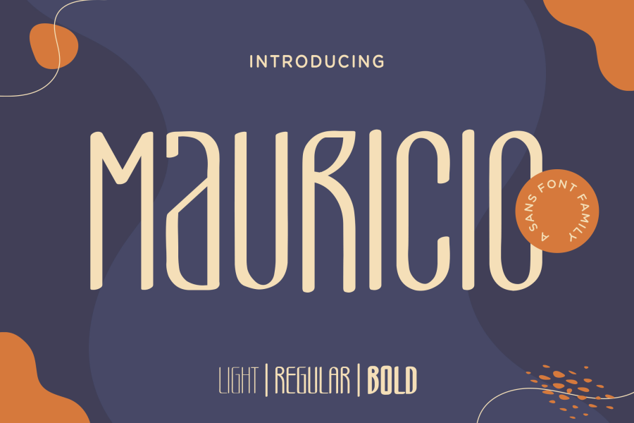 Mauricio Free Trial Font · 1001 Fonts