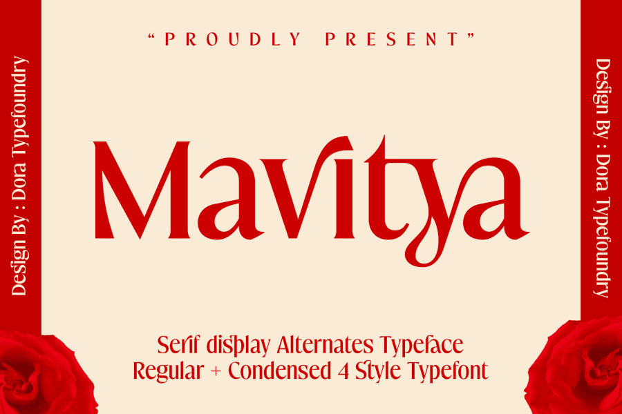 Mavitya Font · 1001 Fonts