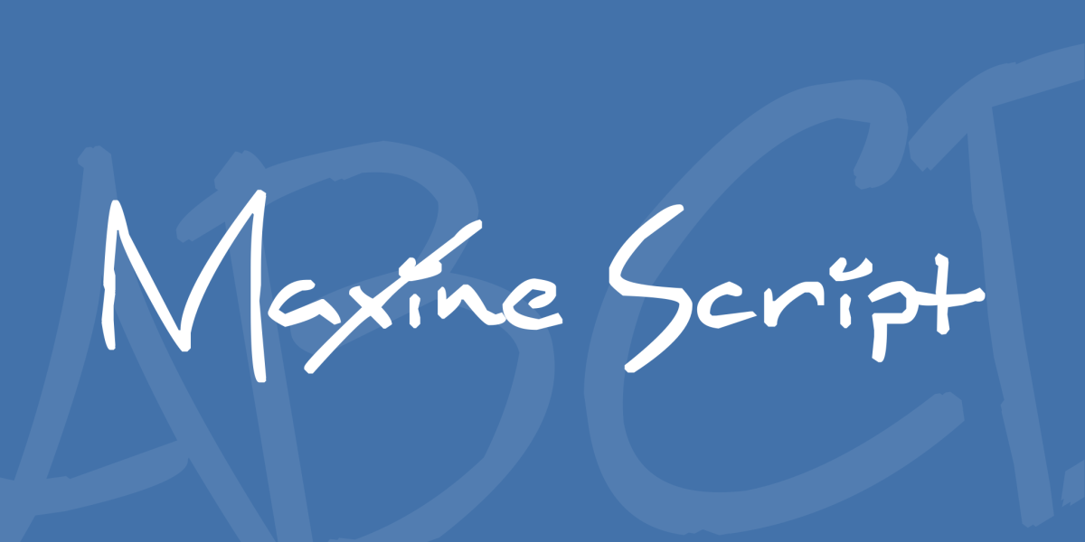 Maxine Script Font · 1001 Fonts