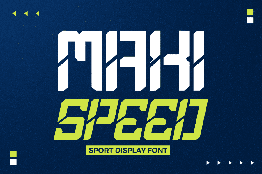Maxispeed Font Family · 1001 Fonts