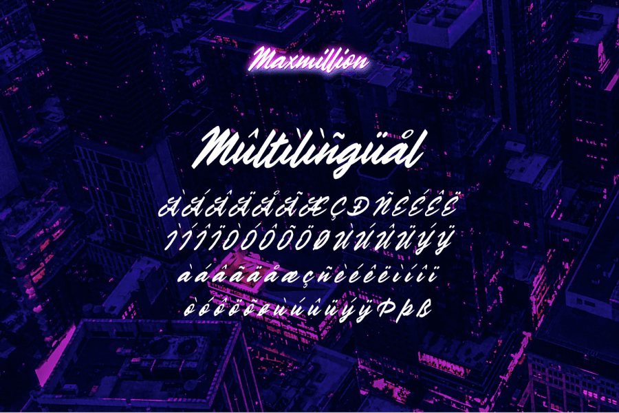 Maxmillion Font · 1001 Fonts