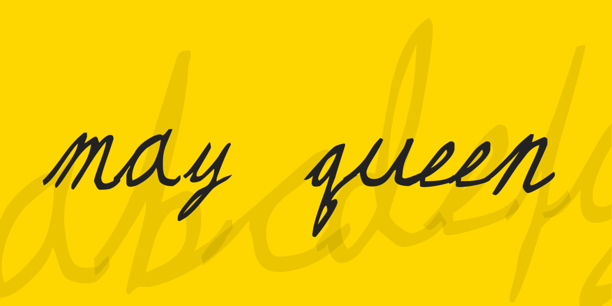 May Queen Font · 1001 Fonts