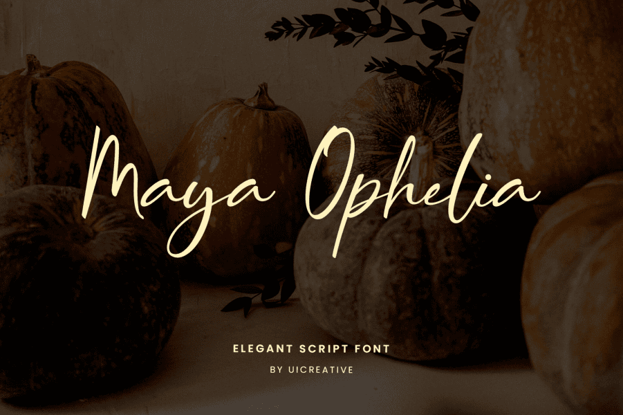 MayaOphelia Font · 1001 Fonts