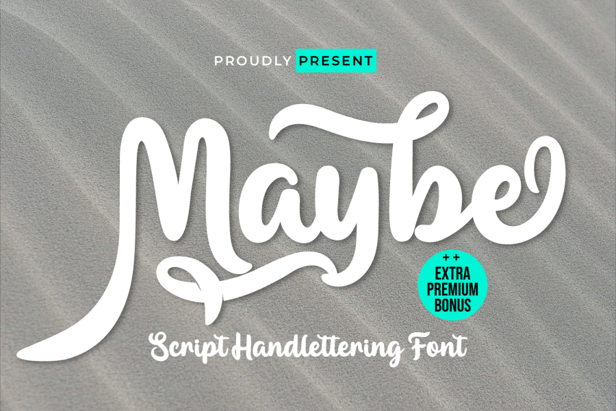 Maybe Font · 1001 Fonts