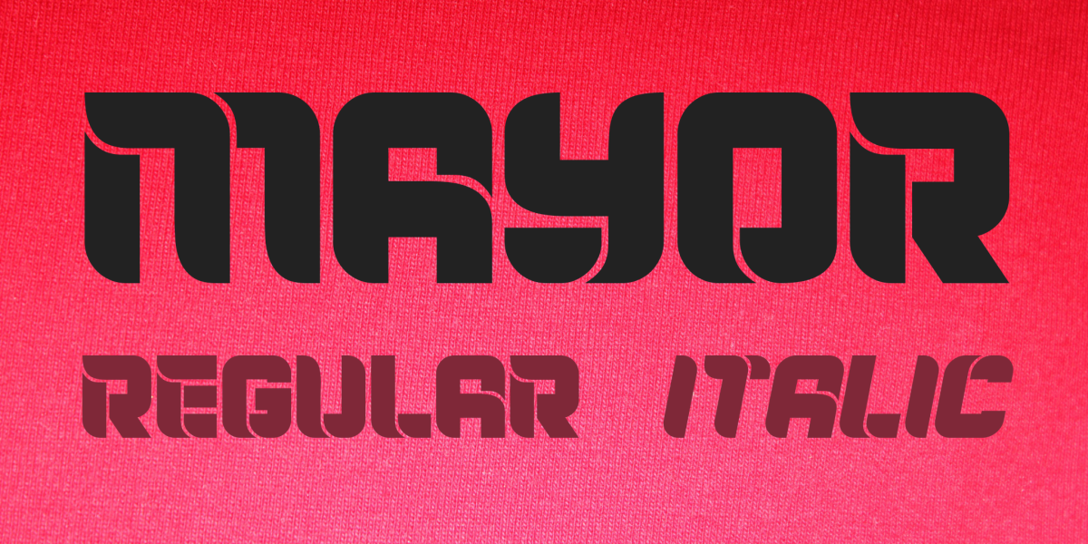 Mayor Font Family · 1001 Fonts