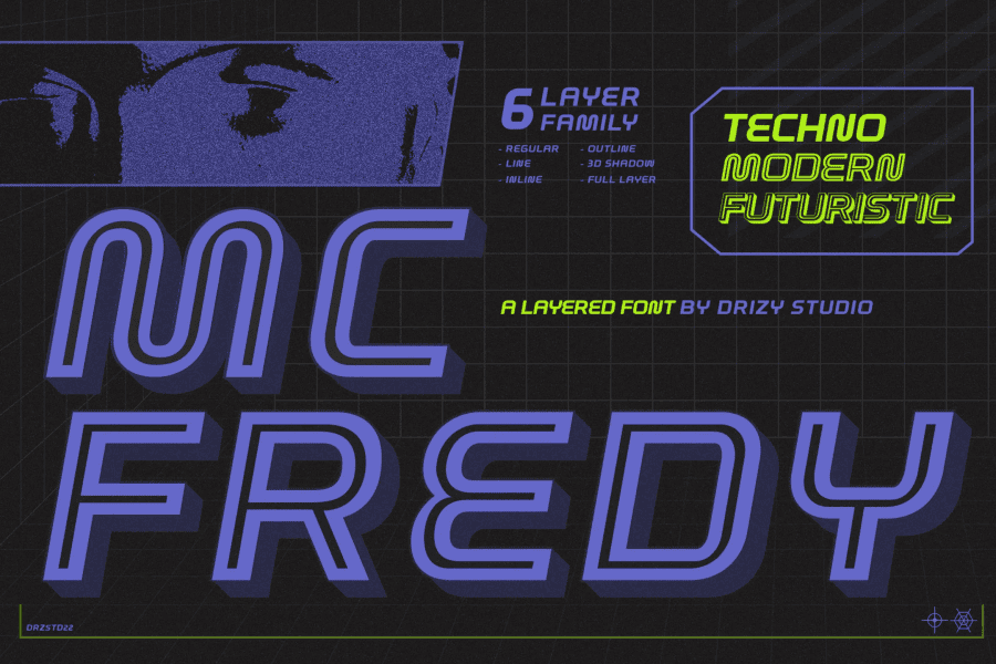 Mc Fredy Font Family · 1001 Fonts