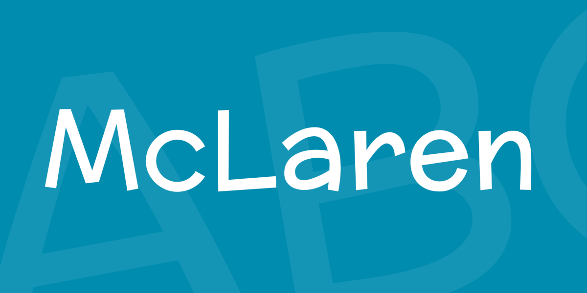 McLaren Font · 1001 Fonts