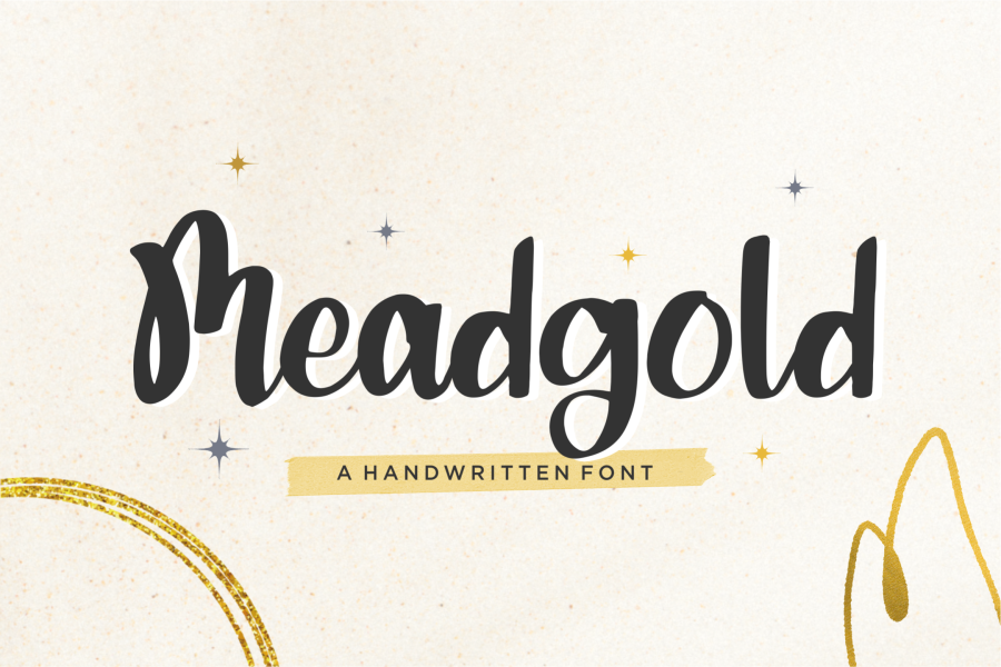 Meadgold Font · 1001 Fonts