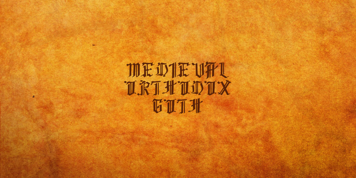 Medieval Orthodox Goth Font · 1001 Fonts