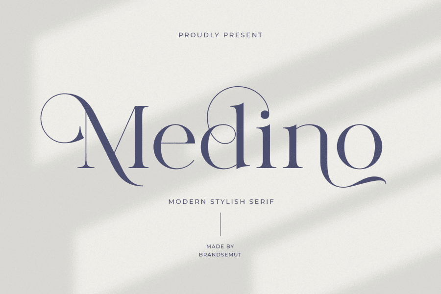 Medino Font · 1001 Fonts