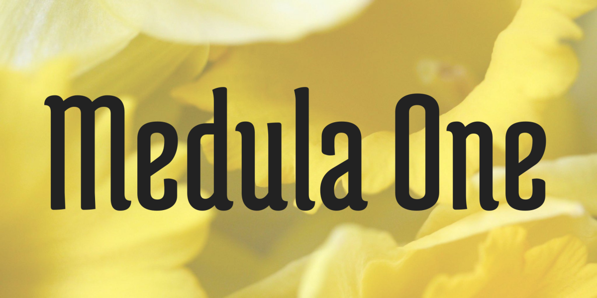 Medula One Font · 1001 Fonts