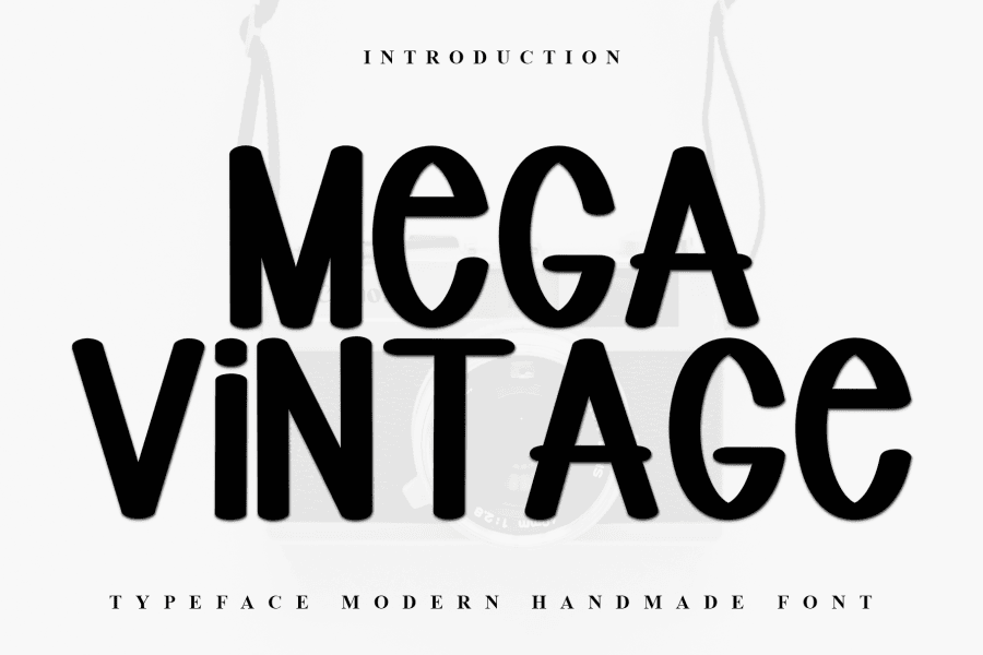 Mega Vintage Font · 1001 Fonts