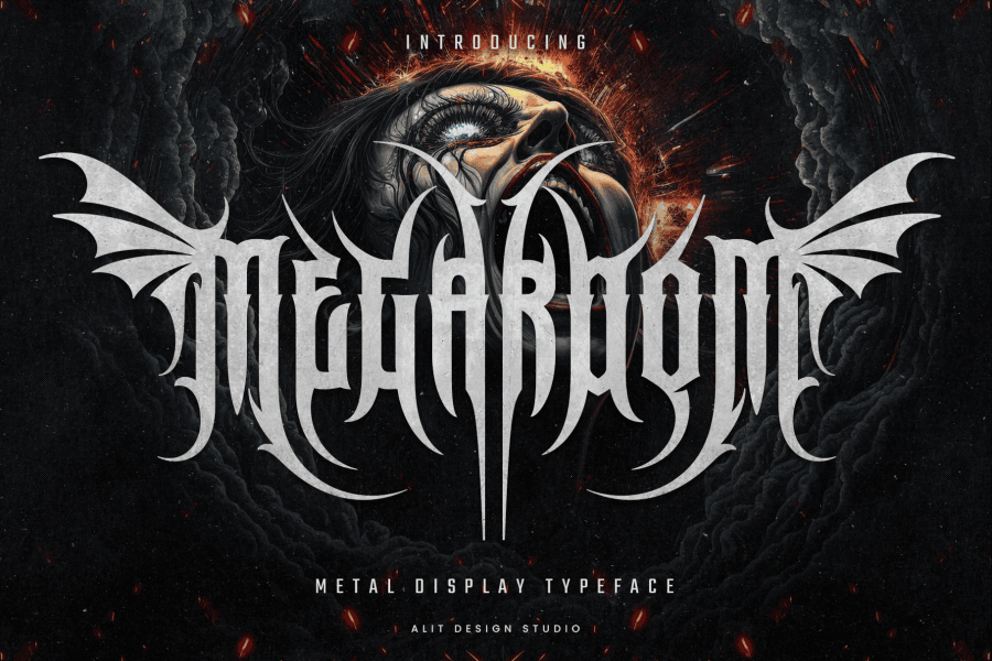 18 Free Brutalist, Gothic, Satanic Fonts · 1001 Fonts