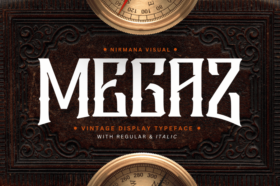 Megaz Vintage Demo Font · 1001 Fonts