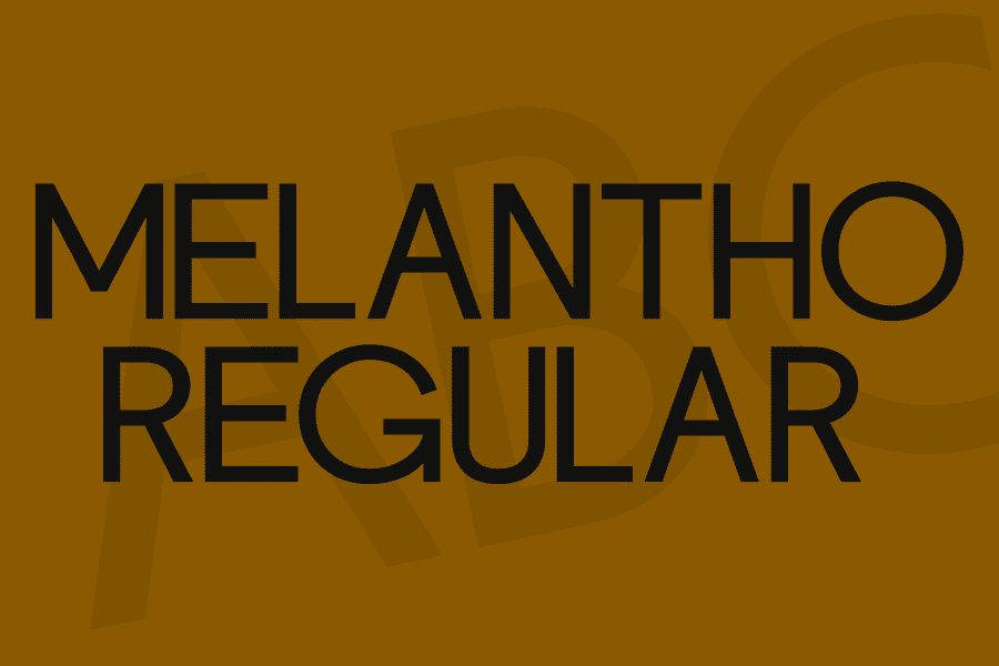 Melantho Font · 1001 Fonts