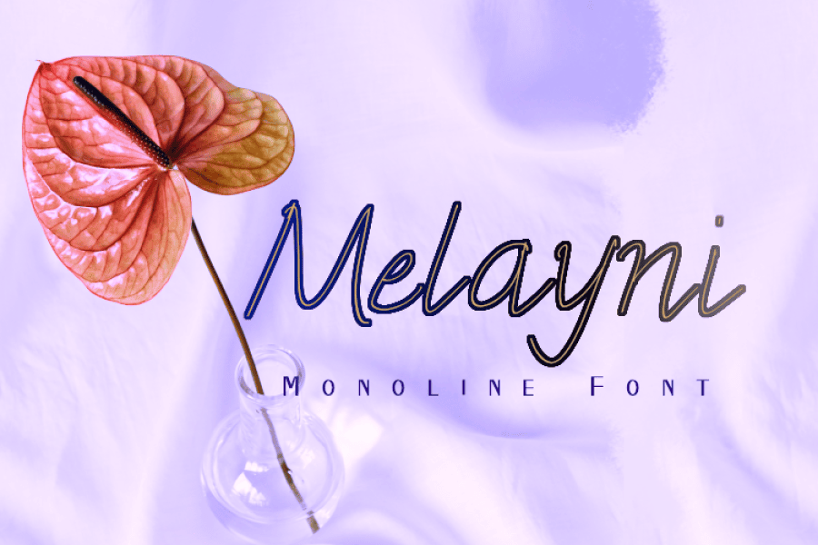Melayni Font · 1001 Fonts