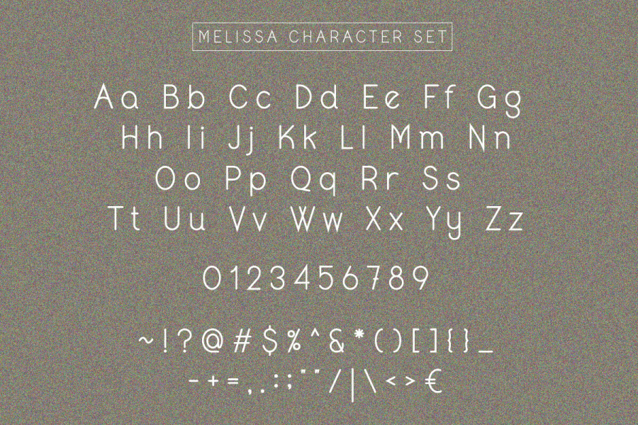 Melissa Font · 1001 Fonts