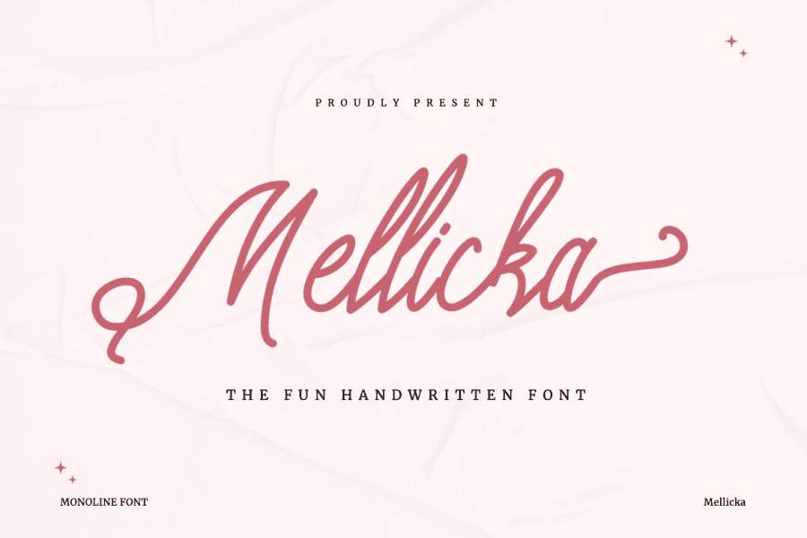 Mellicka Font · 1001 Fonts