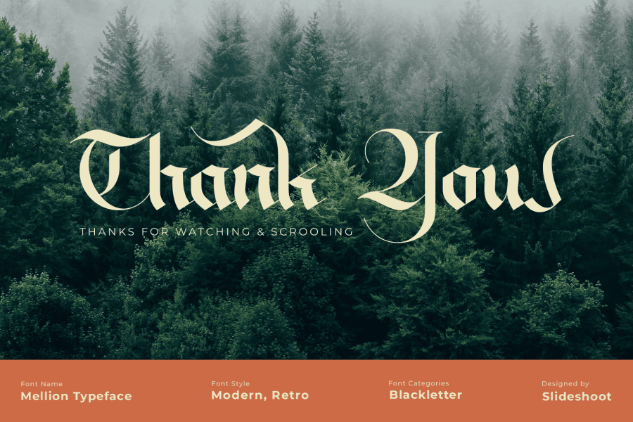 Mellion Font · 1001 Fonts