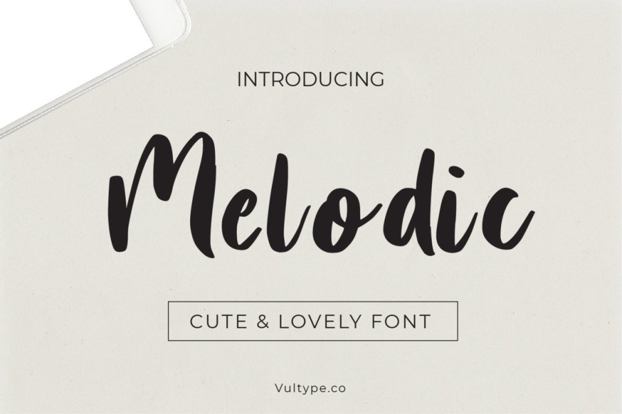 MELODIC Font · 1001 Fonts