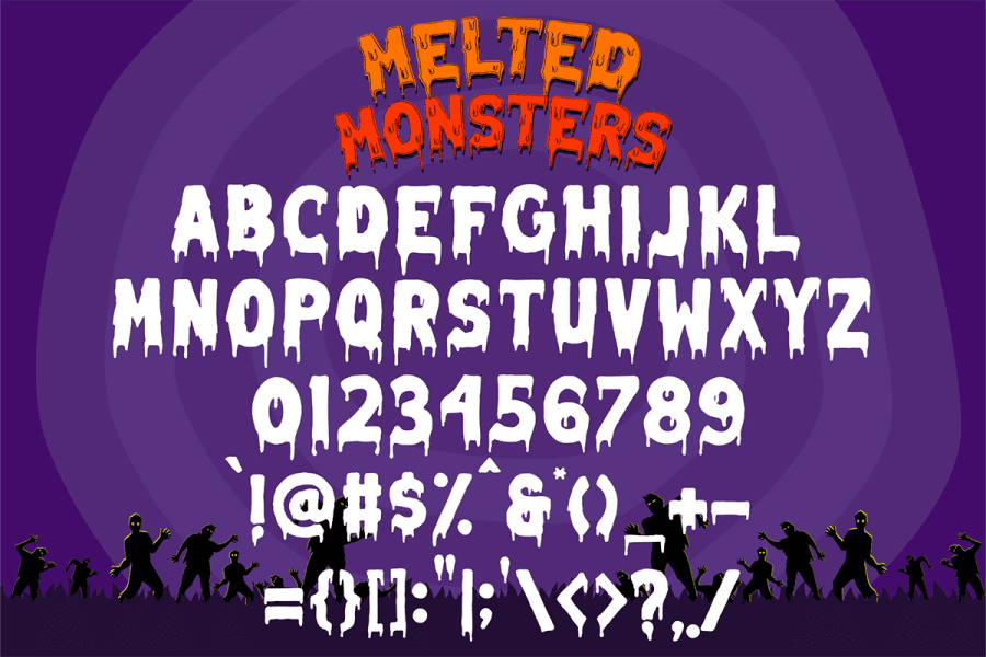 Melted Monster Font · 1001 Fonts